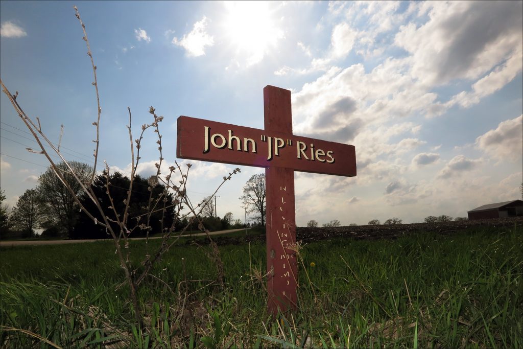 John Ries - Wisconsin Roadside Memorials